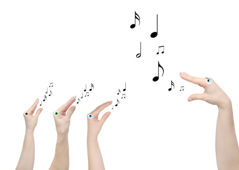 Singing hands